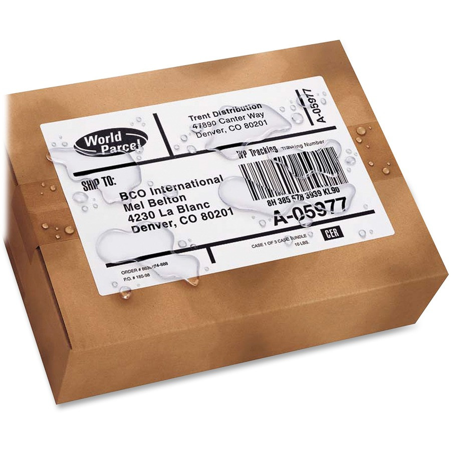 Avery 5526 Weatherproof Mailing Labels | Nordisco.com