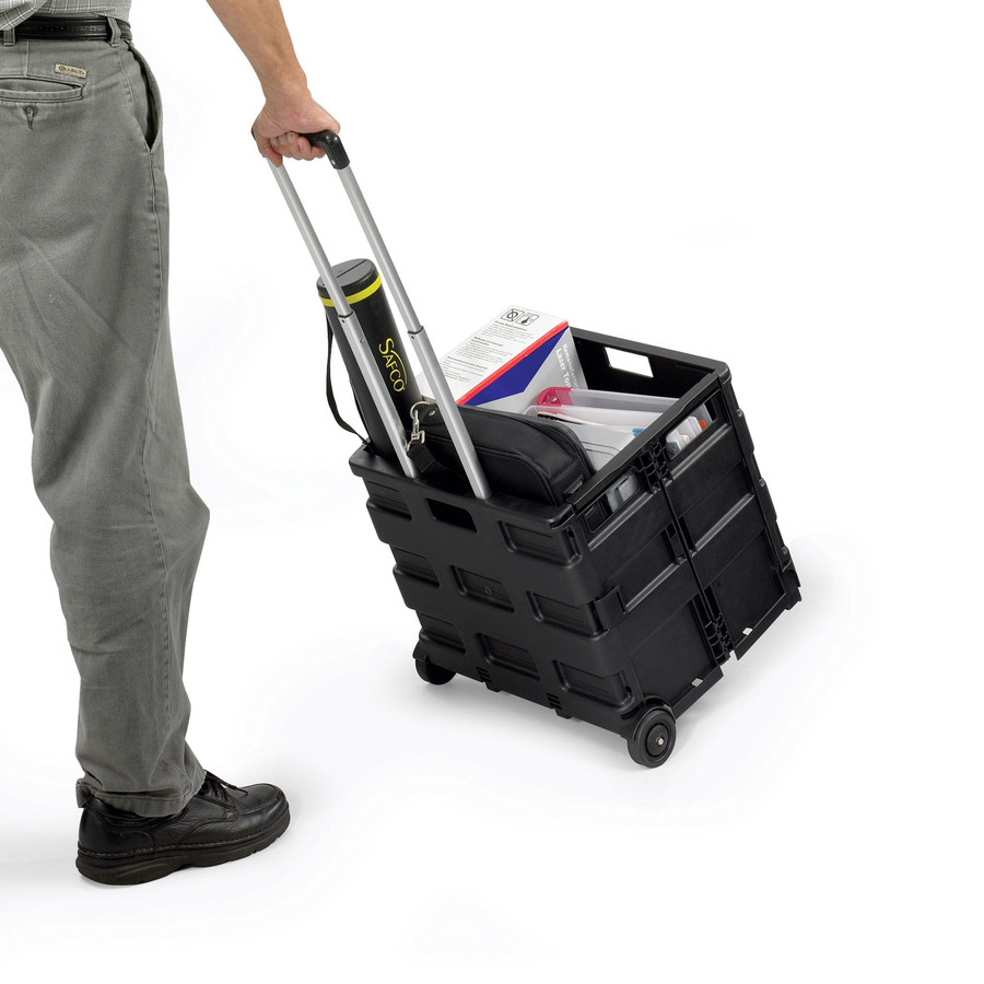 Safco 4054BL Stow Away Folding Caddy | Nordisco.com