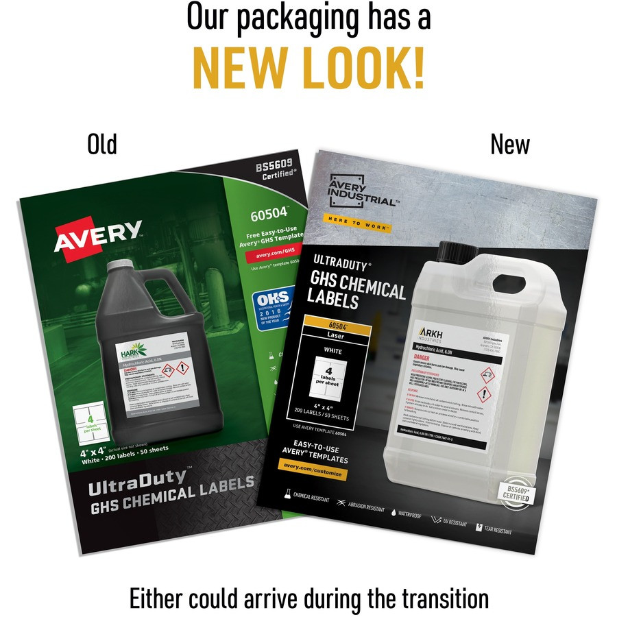 Avery 60504 UltraDuty Warning Label | Nordisco.com