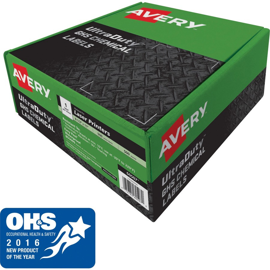 Avery 60507 UltraDuty Warning Label | Nordisco.com