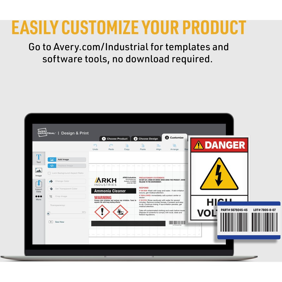 Avery 60507 UltraDuty Warning Label | Nordisco.com