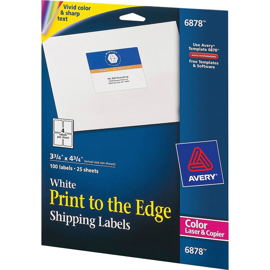 Avery 6878 Print-to-the-Edge Shipping Labels | Nordisco.com