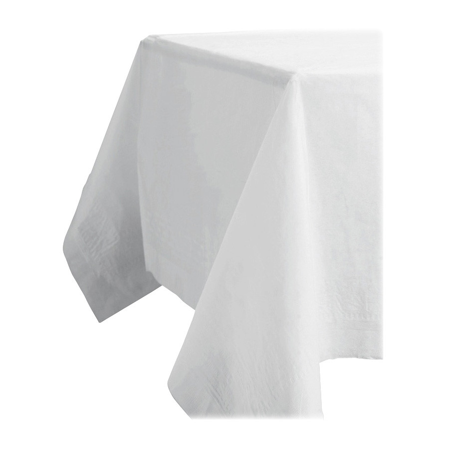 Tatco 31108 White Paper Rectangular Tablecovers | Nordisco.com