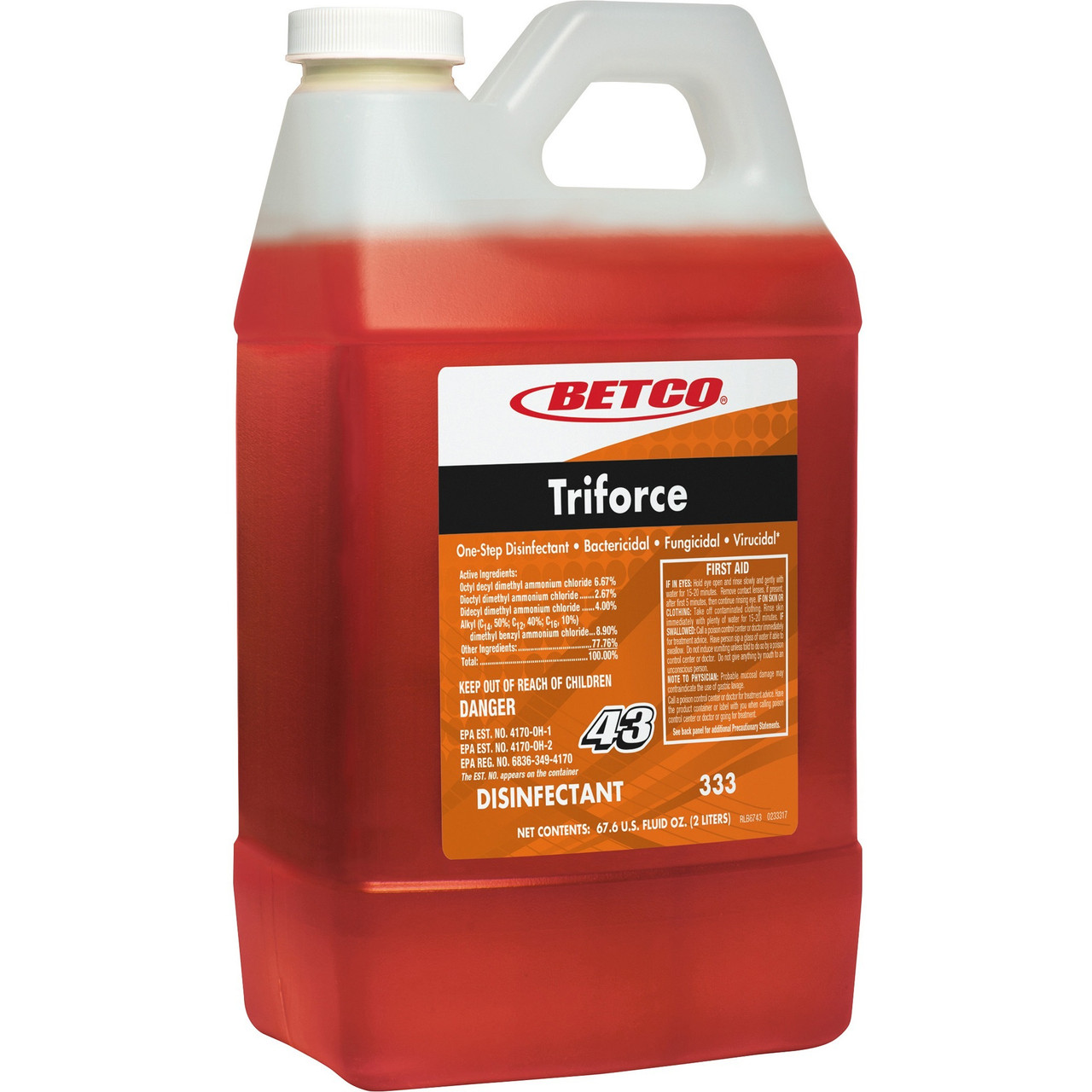 Betco 3334700 Triforce Disinfectant | Nordisco.com