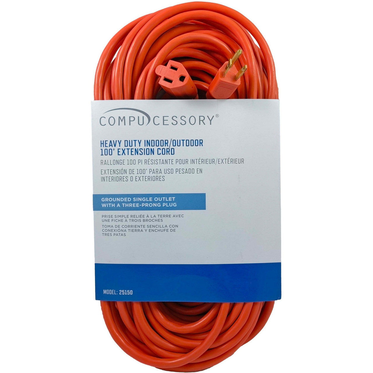 Compucessory 25150 Heavy-duty Indoor/Outdoor Extension Cord | Nordisco.com