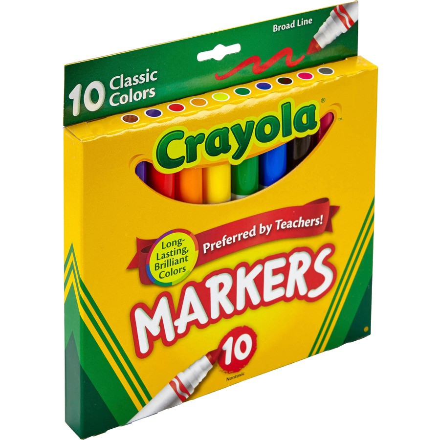 Crayola 58-7722 Classic Colors Broad Line Markers | Nordisco.com