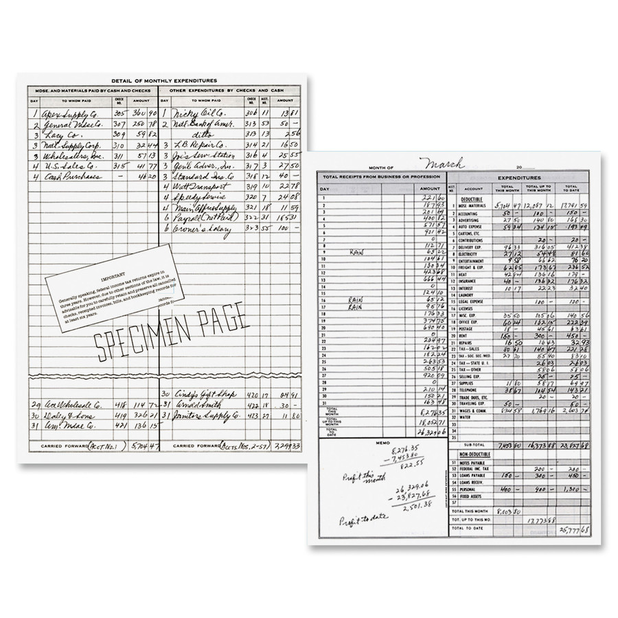 Dome 612 Bookkeeping Record Book | Nordisco.com