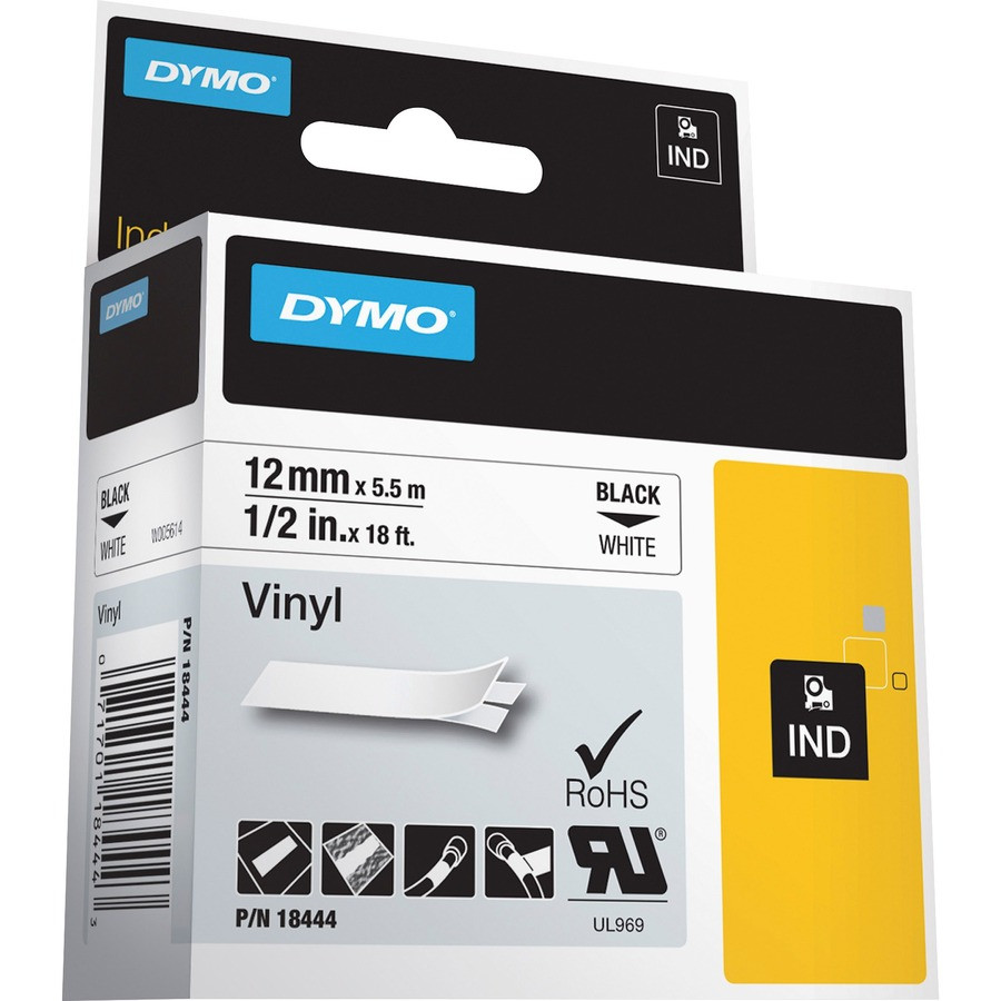 Dymo 18444 Rhino Industrial Vinyl Labels | Nordisco.com