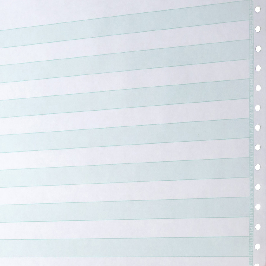 Sparco 62341 Continous-form 1/2" Green Bar Computer Paper | Nordisco.com