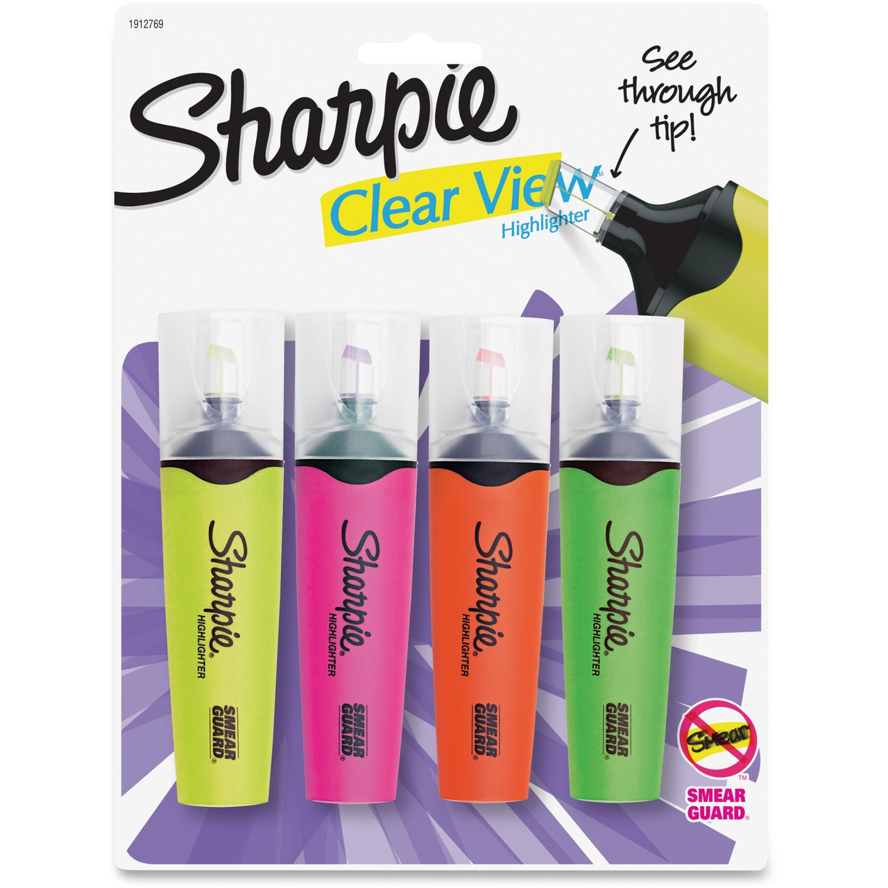 Sharpie 2128216 Clear View Highlighter Pack | Nordisco.com