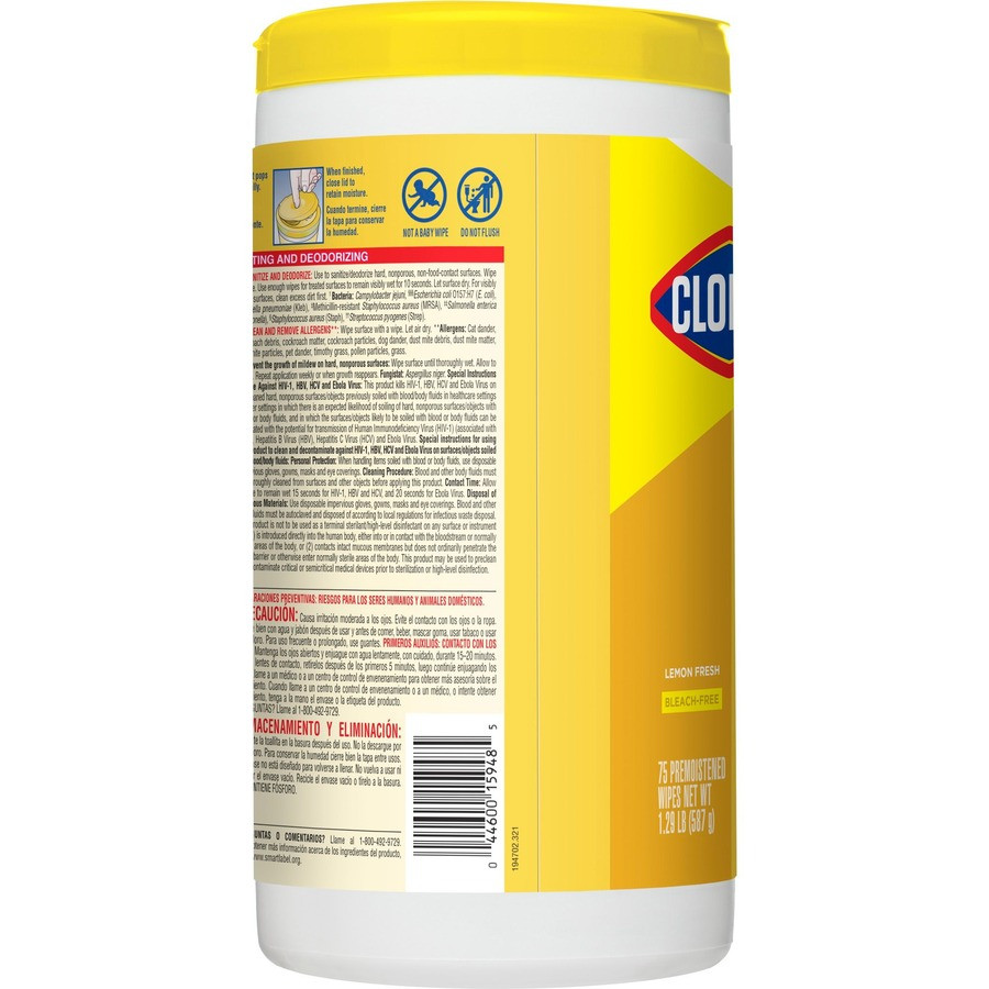 CloroxPro 15948 Disinfecting Wipes | Nordisco.com