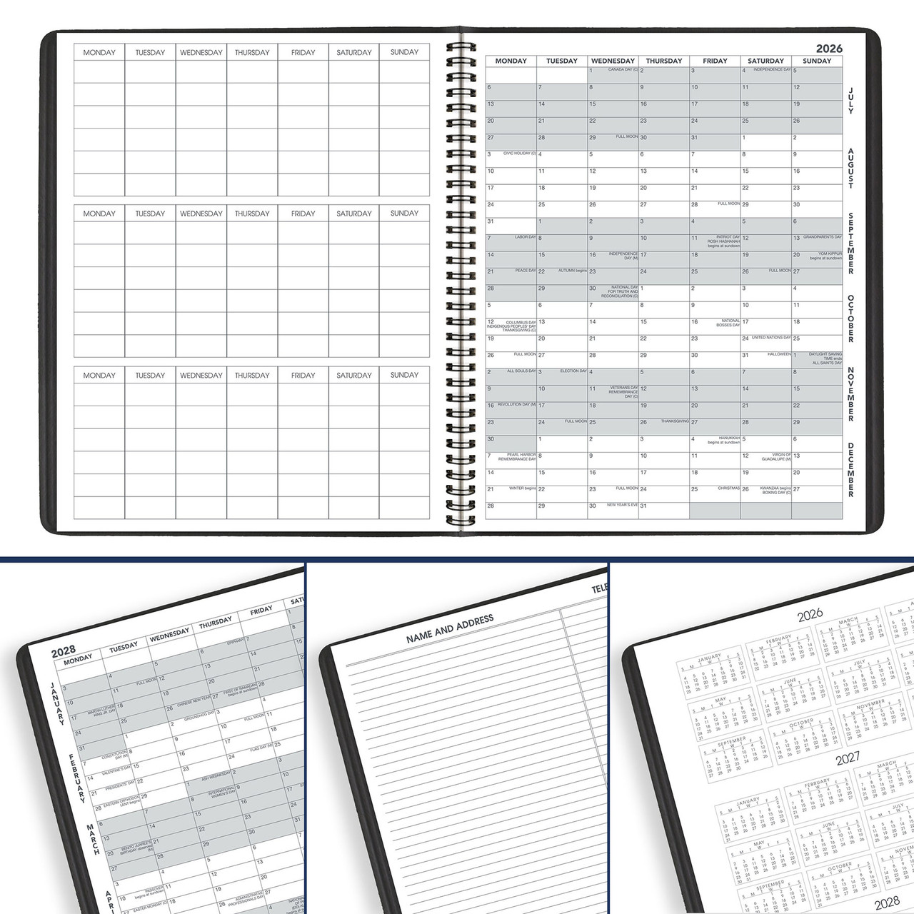 At-A-Glance 2026-2027 70-074-05 Academic Monthly Planner