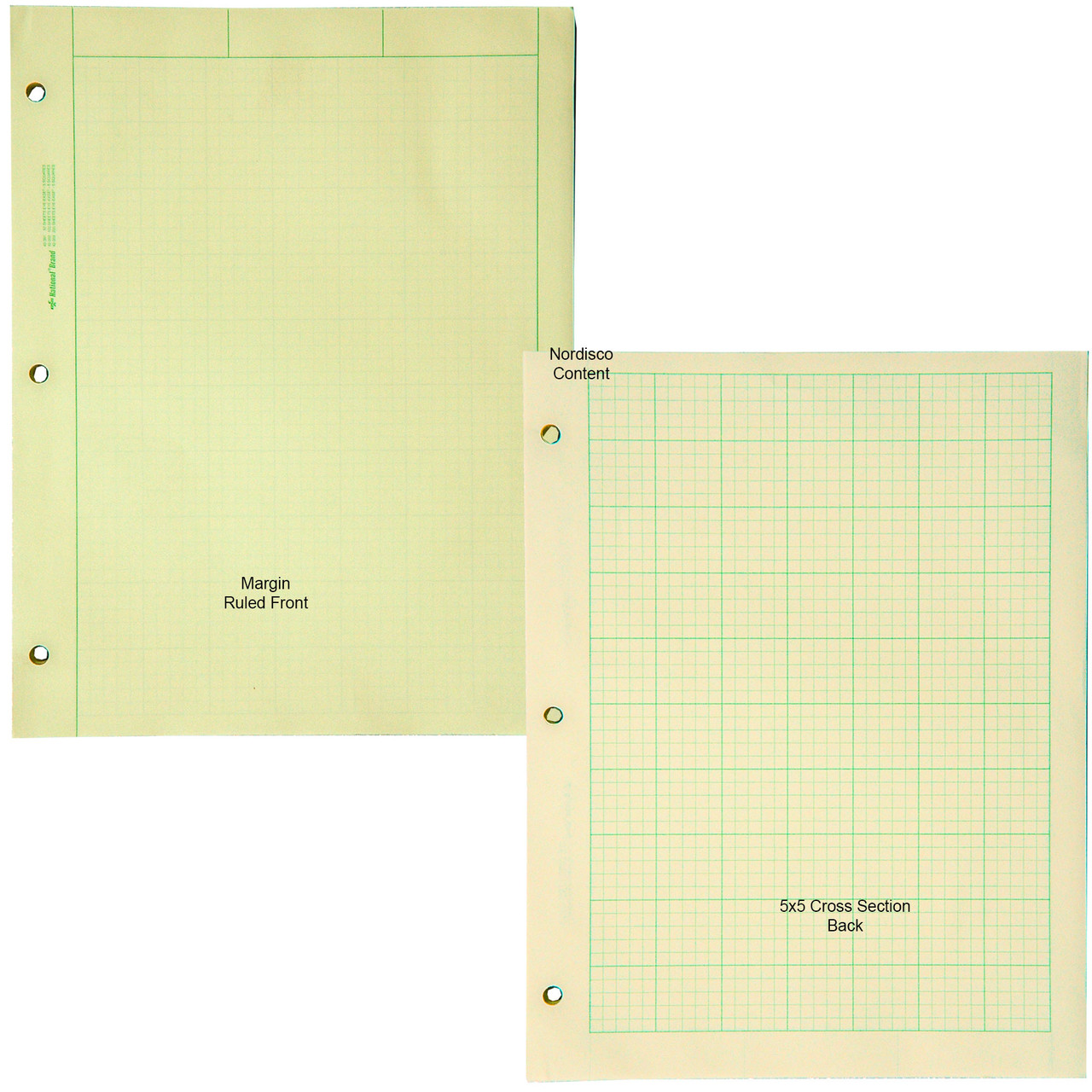 National Brand 42-389 Computation Pad, 200 Sheets, 8.5 x 11", Margin ...