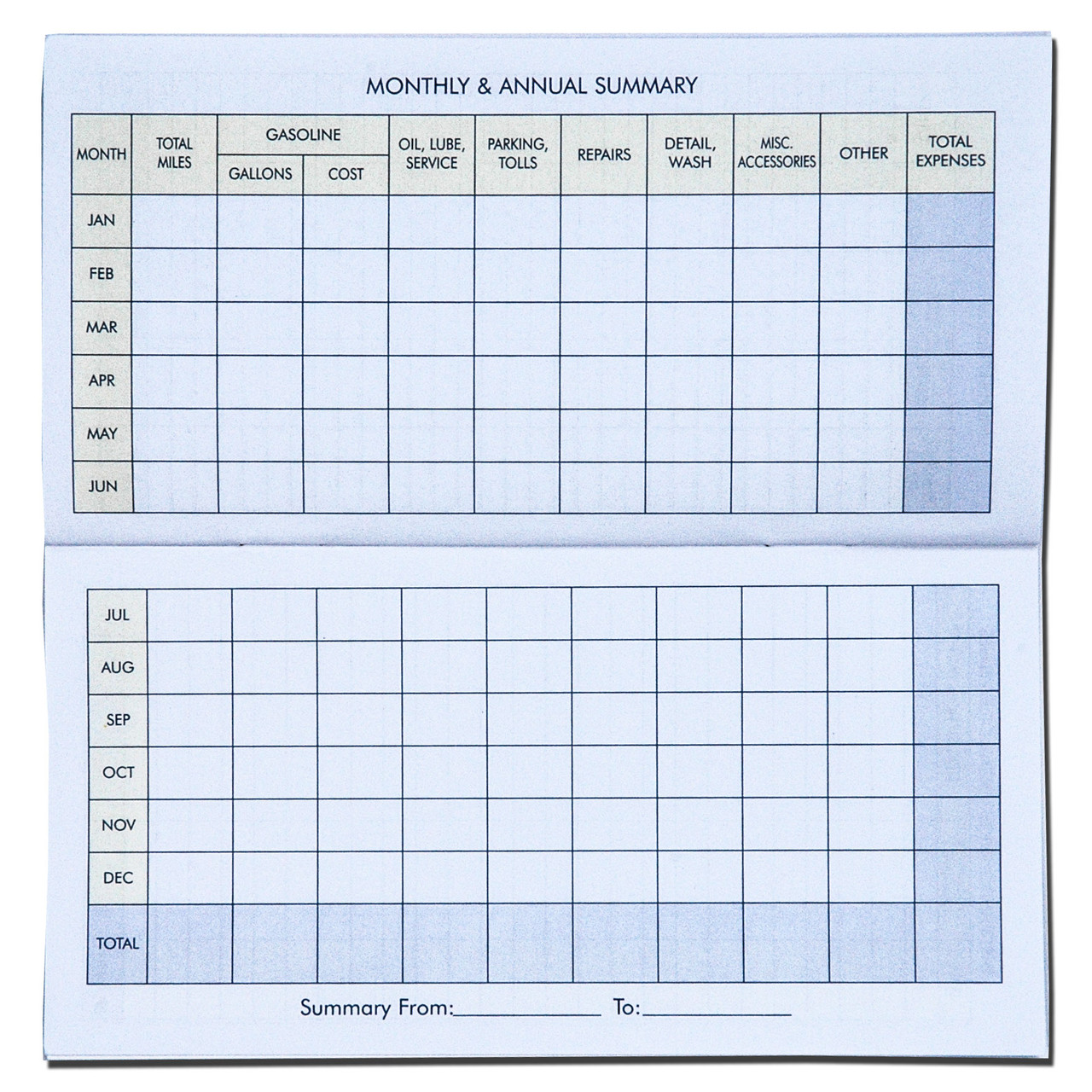 Adams AFR11 Vehicle Expense Journal 3-1/4 x 6-1/4"