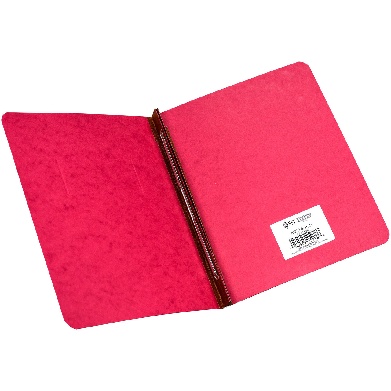 ACCO 25978 Red Pressboard Report Cover, 8.5 x 11", Side Binding ...