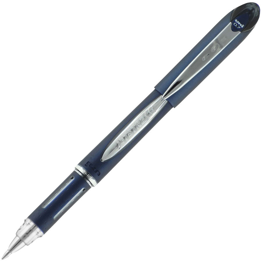 Uni Jetstream 40173 Ballpoint Pen, 0.7mm Medium Point, Black Uni Super ...