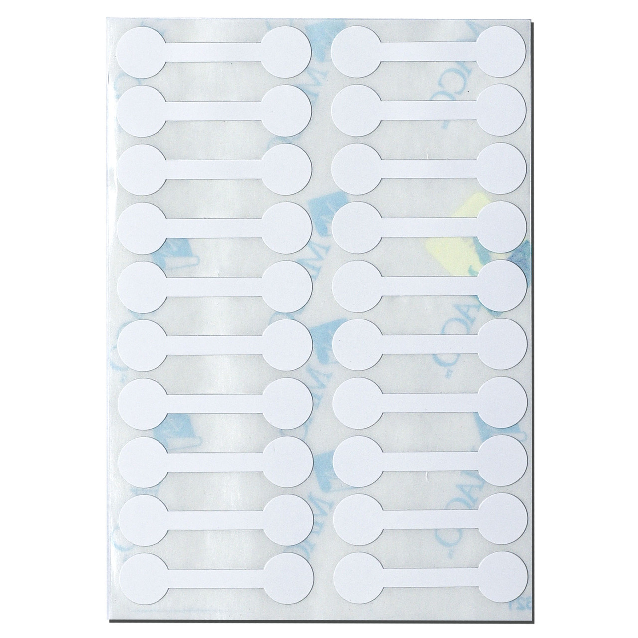 Maco MDB-200 Dumbbell Labels, 1-7/8 x 1/2", White, Box of 500 ...