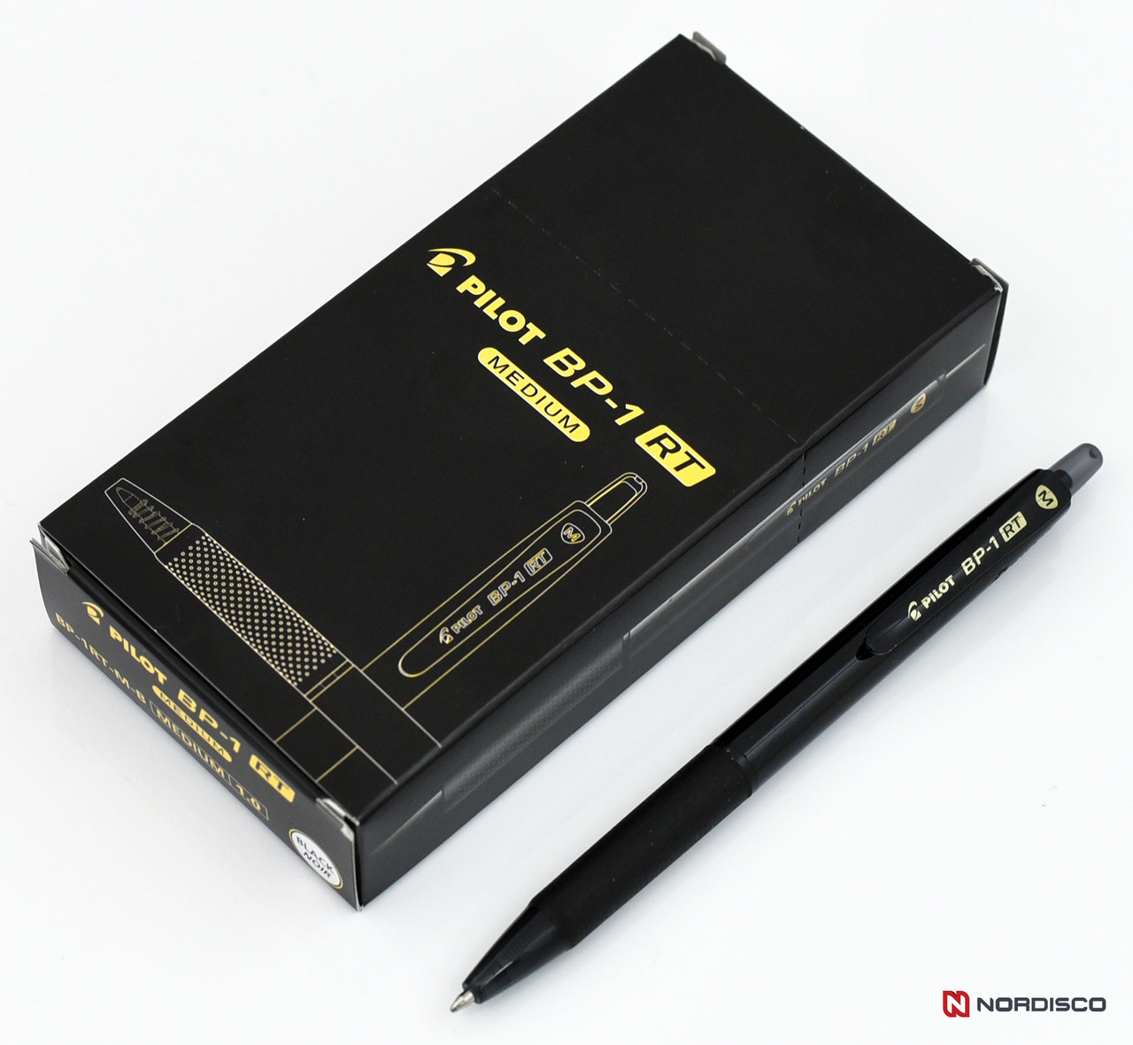 Pilot BP-1 RT 21634 Black Ink Ballpoint Pen, 1.0mm Med