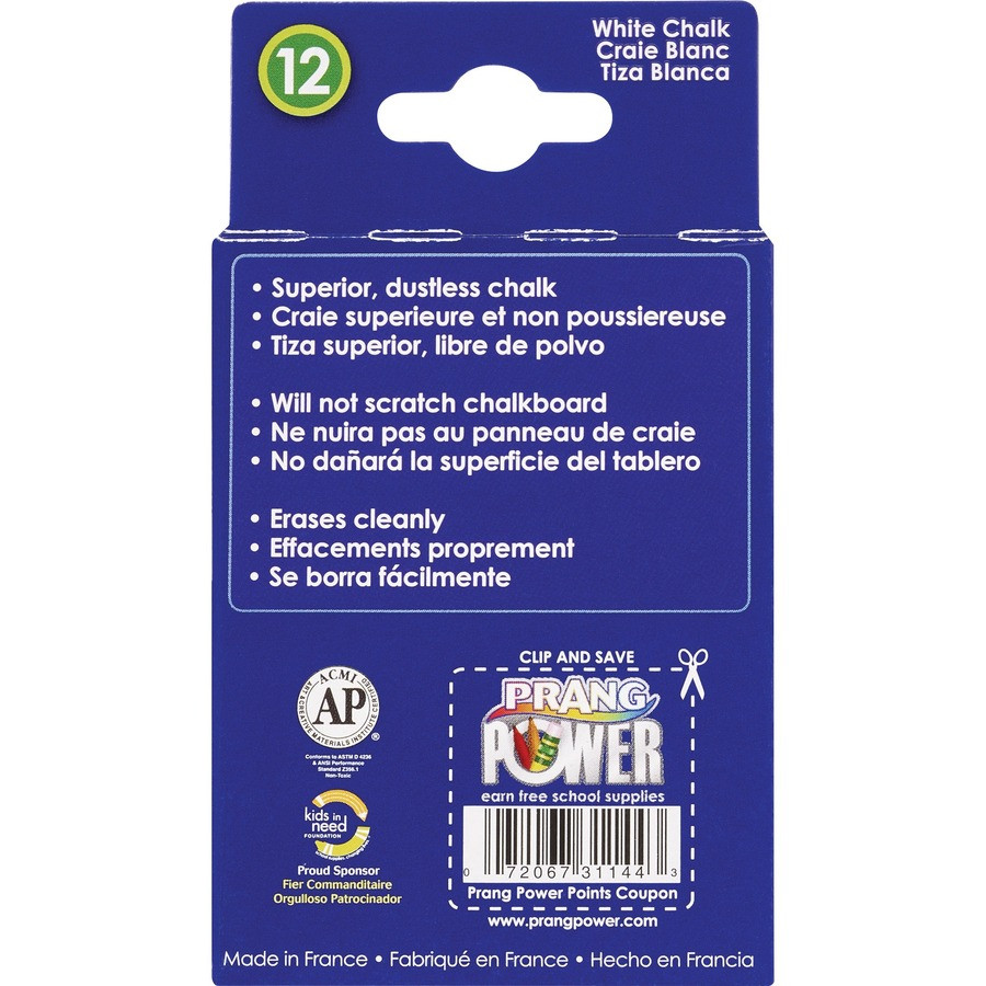 Dixon 31144 White Chalk Sticks | Nordisco.com