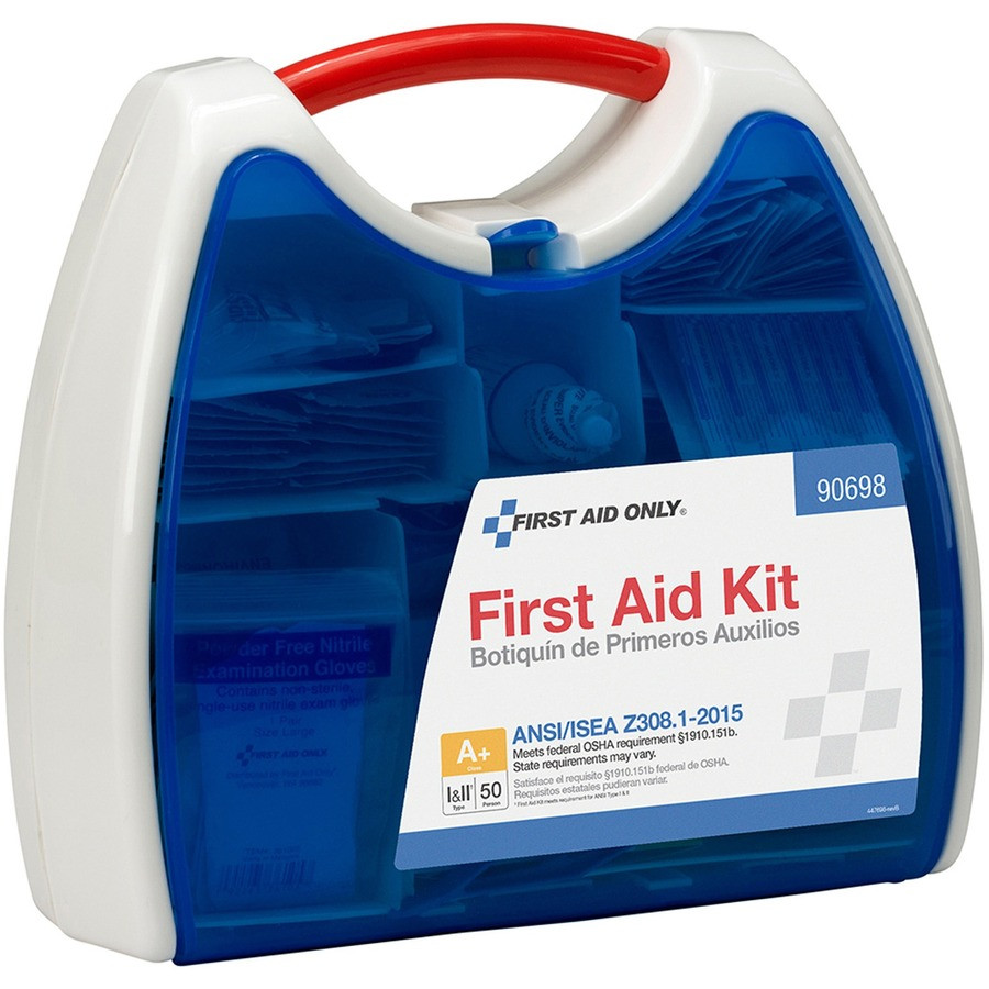 First Aid Only 90698 50-Person ReadyCare First Aid Kit - ANSI Compliant ...