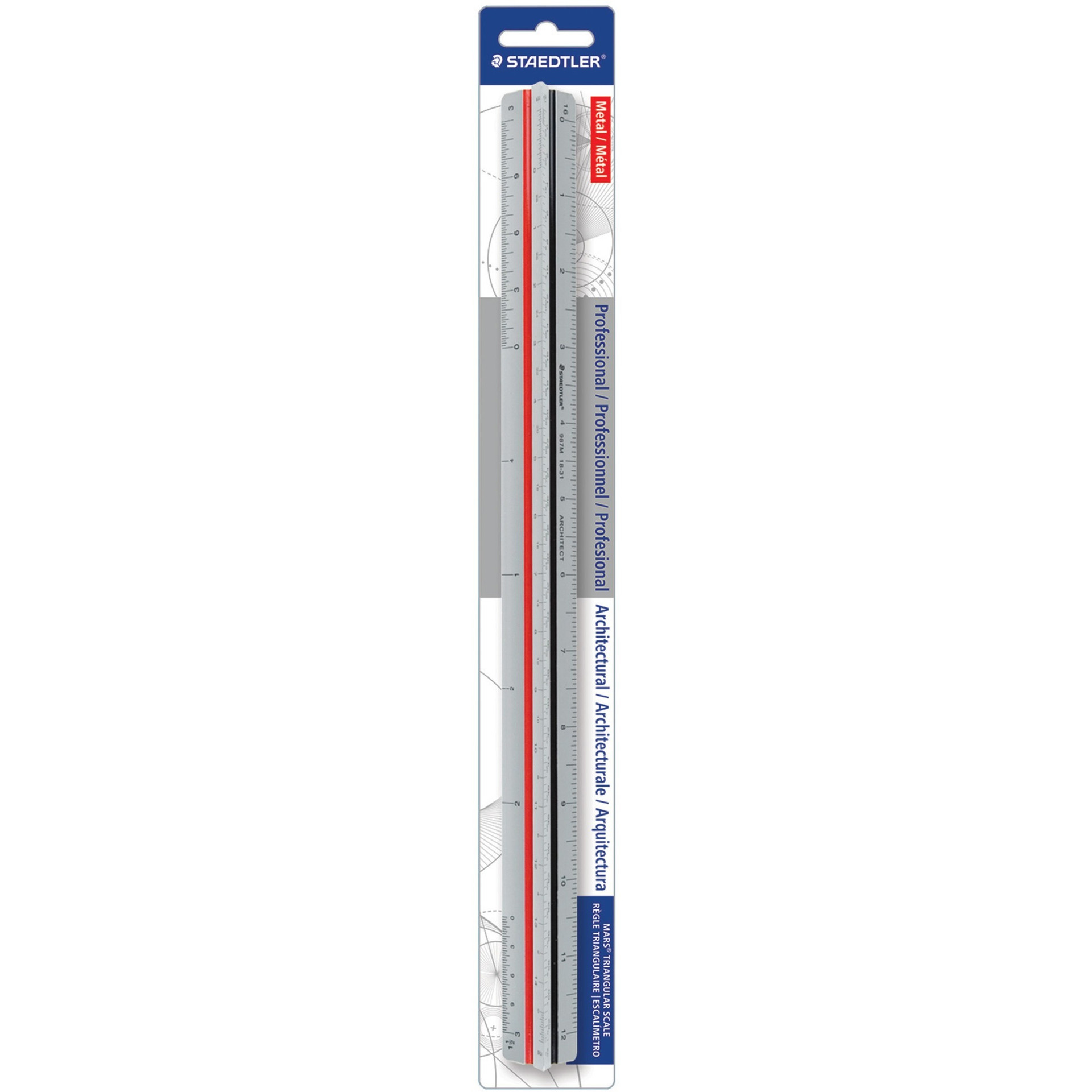 Staedtler Mars 987 18-34 Engineer Triangular Scale | Nordisco.com