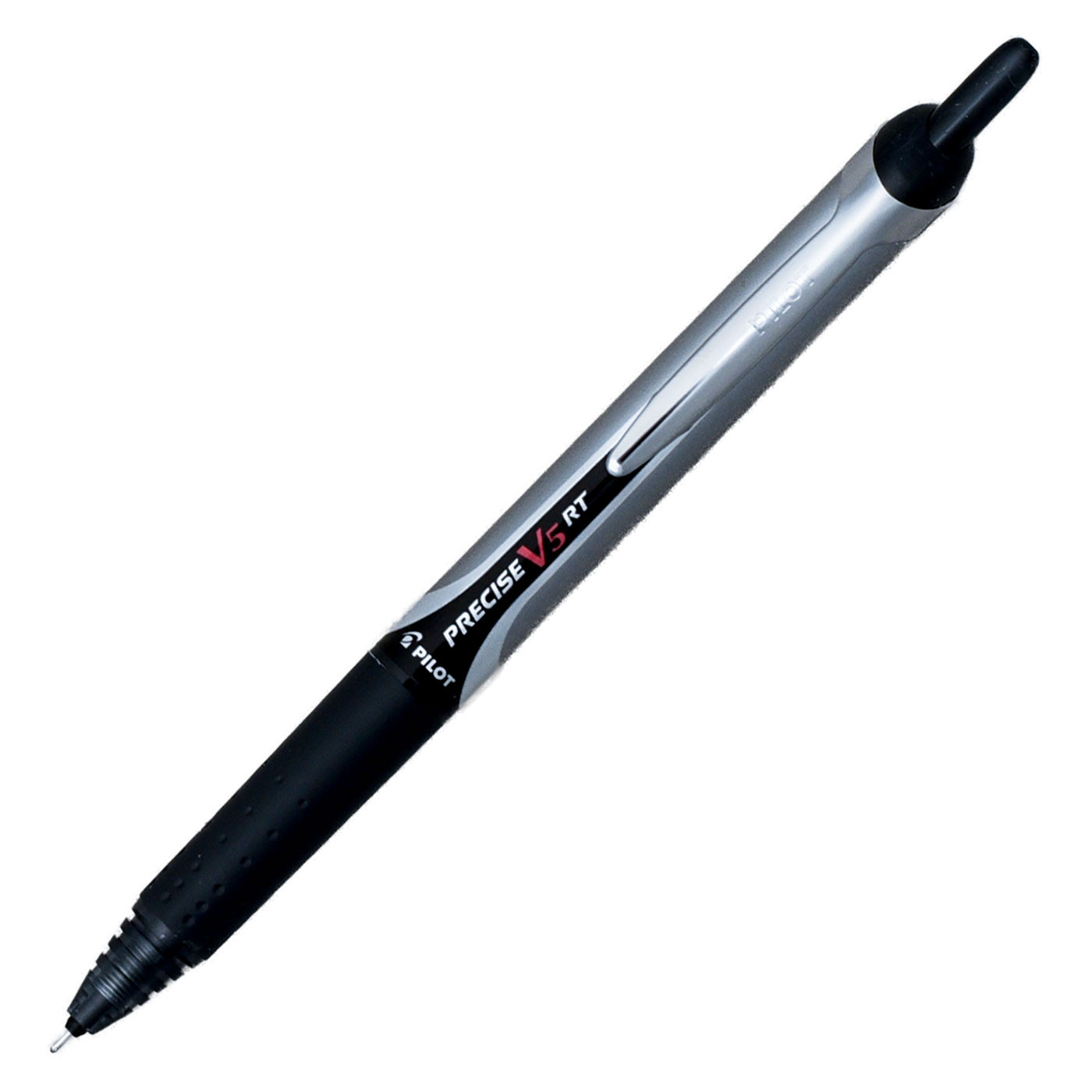 Pilot Precise V5 RT Rolling Ball Pen 26062, Black Ink, 0.5mm Extra Fine