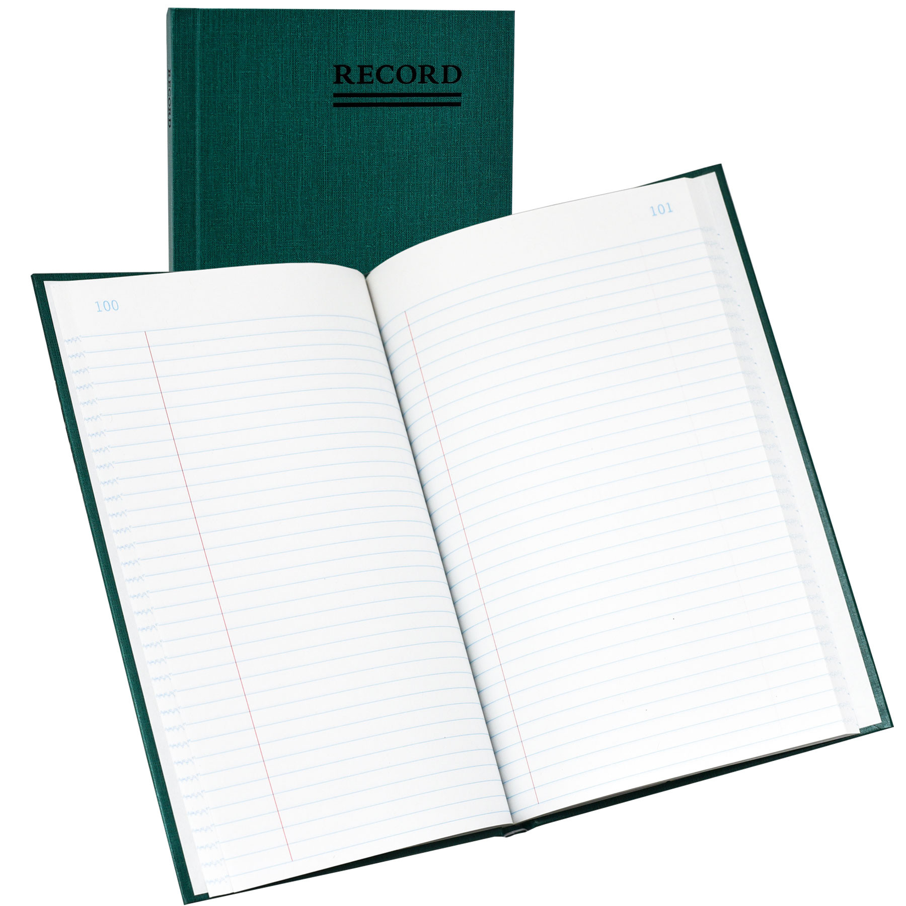 National Brand 56-521 Account Book, Record Ruling, 9-5/8 x 6-1/4", 200 ...