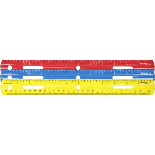 Westcott 10526 12" Plastic Ruler | Nordisco.com
