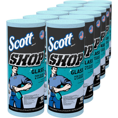 Scott 32896 Glass Cleaning Shop Towels | Nordisco.com
