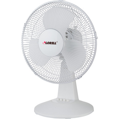 Lorell 44551 12" Oscillating Desk Fan | Nordisco.com