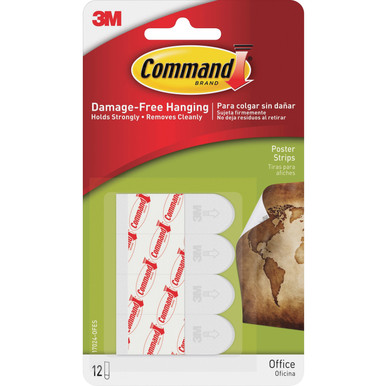 Command 17024ES Small Poster Strips | Nordisco.com