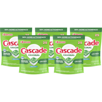 Cascade 80675CT Original Detergent Pacs | Nordisco.com