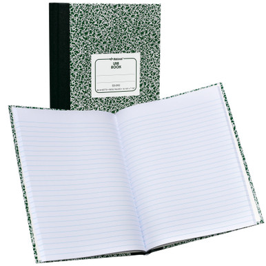 National 53-010 Lab Book, 10-1/8 x 7-7/8", 96 Sheets, Wide Ruled ...