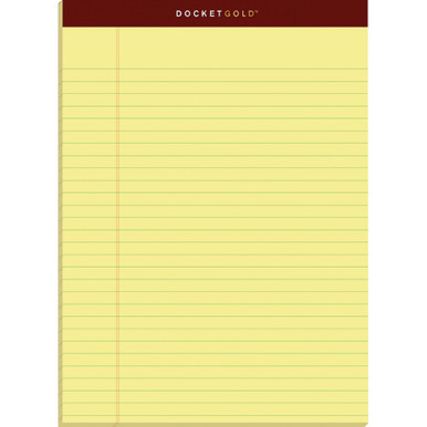 TOPS 63950 Docket Gold Legal Pads - Letter | Nordisco.com