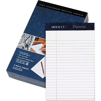TOPS 63981 Docket Diamond Writing Tablet - Jr.Legal | Nordisco.com