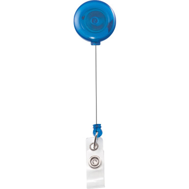 Advantus 75472 Translucent Retractable ID Card Reel with Snaps ...