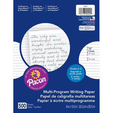 Pacon 2422 Multi-Program Handwriting Papers | Nordisco.com