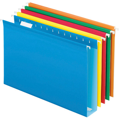 Pendaflex 4153X2 ASST Extra Capacity Reinforced Hanging Folders ...