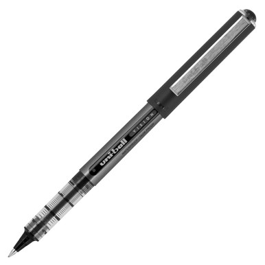 Uni-ball Vision Micro 60106 Rollerball Pen, 0.5mm Micro Point, Black ...