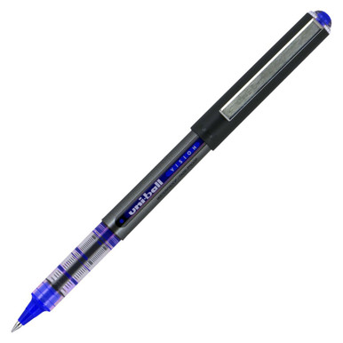 Uni-ball Vision Micro 60108 Rollerball Pen, 0.5mm Micro Point, Blue Uni ...