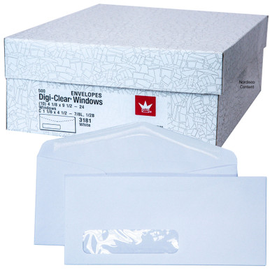 Digi-Clear 3181 Laser Safe Window Envelopes, #10, 4-1/8 x 9-1/2 ...