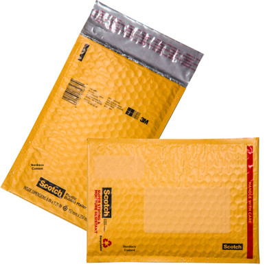 Scotch 8913 Plastic Bubble Mailer, Size 0, 6 x 9.25" | Nordisco.com
