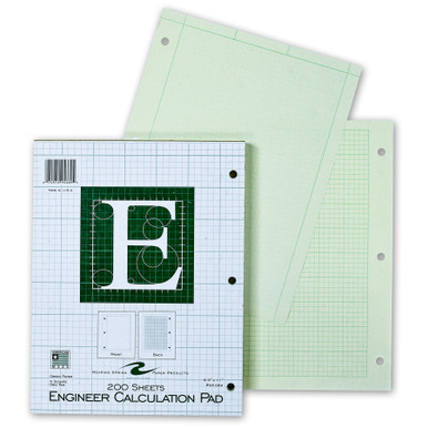 Roaring Spring 95389 Engineer Calculation Pad, 8.5 x 11", 5 Square Grid ...