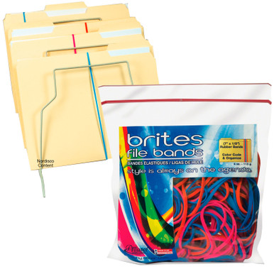 Alliance Brites File Bands 07800, 7" Rubber Bands, Pack of 50 ...