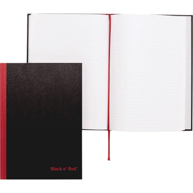 Black n Red D66174 Professional Notebook, Casebound, 96 Sheets, 8-1/4 x ...