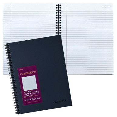 Cambridge 06672 Business Notebook, 6-5/8 x 9-1/2", 80 Sheets | Nordisco.com