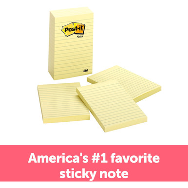 Post-it 660-5PK Lined Notes | Nordisco.com