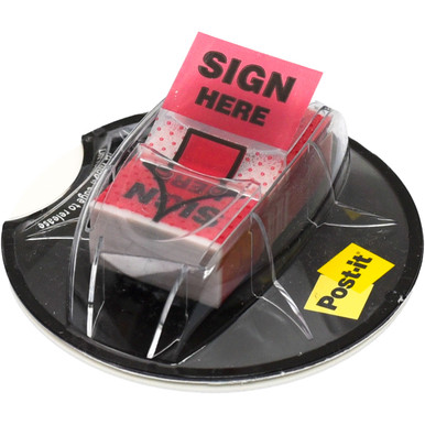 Post-it Sign Here Flags 680-HVSHR 1" x 1.7" Dispenser pack of 200 ...