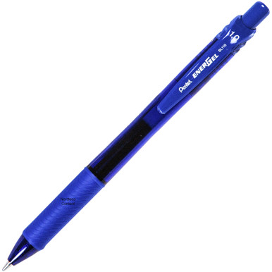 Pentel EnerGel X BL110 BL110C 1.0 mm Bold, Blue Liquid Gel Ink ...