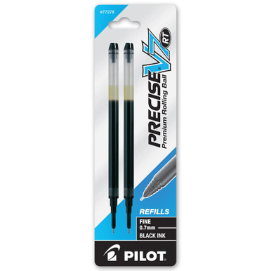 Pilot 77278 Precise V7 RT Refill, 0.7mm Fine Point, Black Ink, Pack of ...